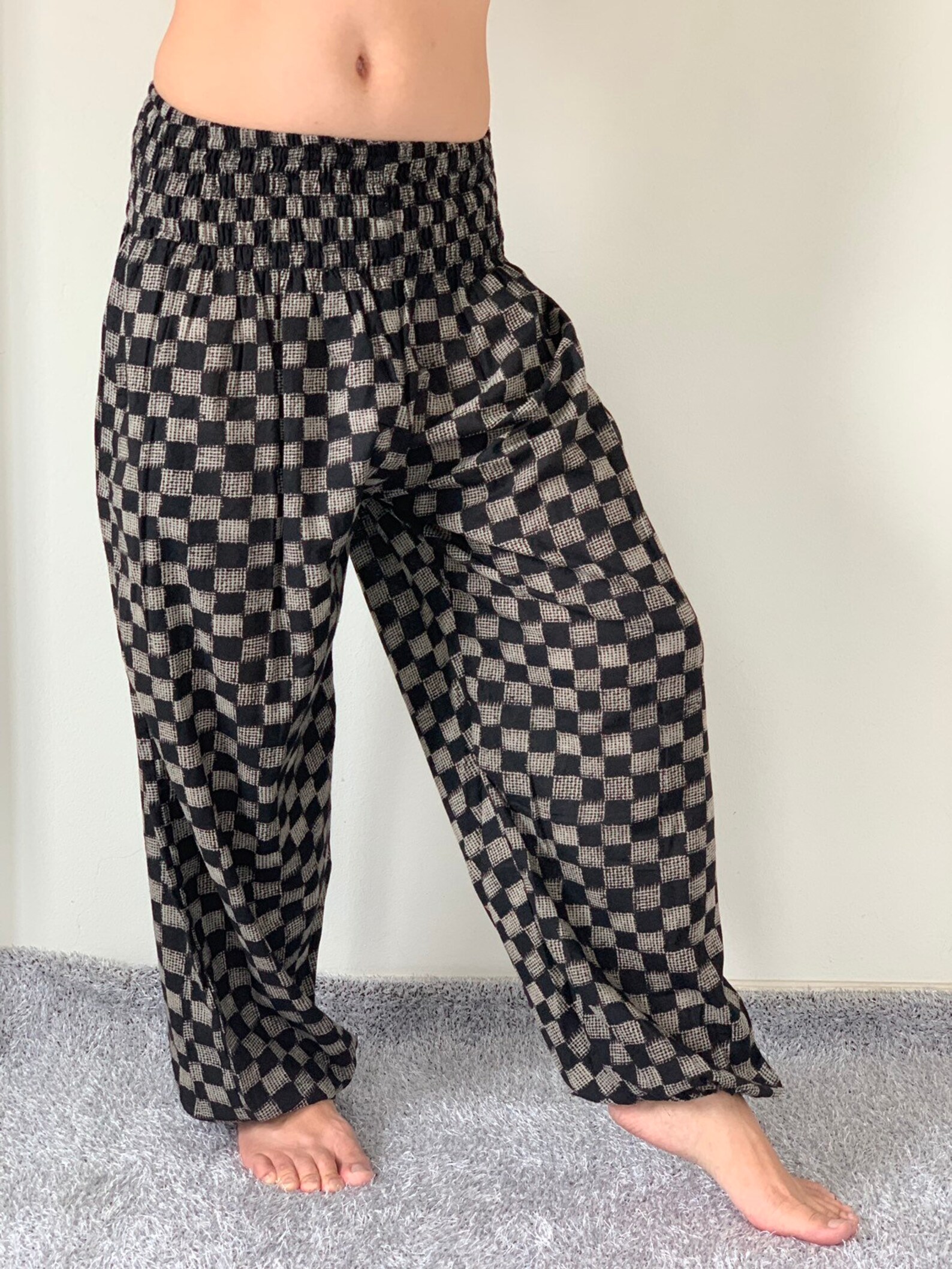 SC0007 Thai Genie Pants Comfy Trouser, Gypsy Pants Cotton Pants,aladdin ...