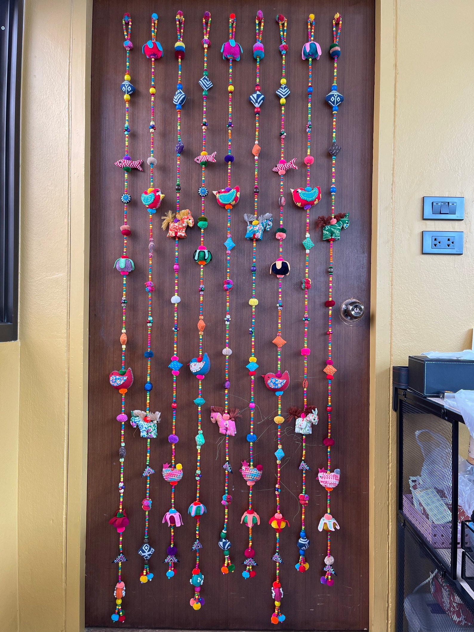 CD0008 Get 9line Door Bead Handmade Decorate by Cute Doll for Home ...