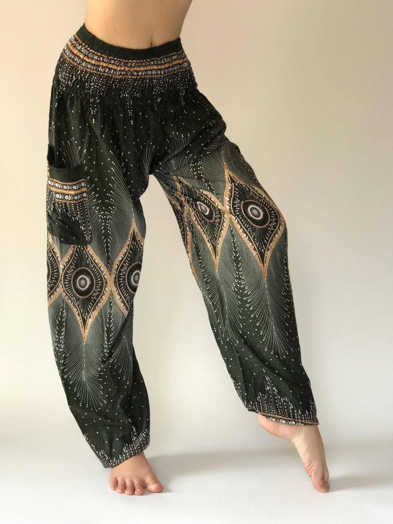 SM0041 Genie Pants Comfy Trouser Gypsy Pants Rayon | Etsy