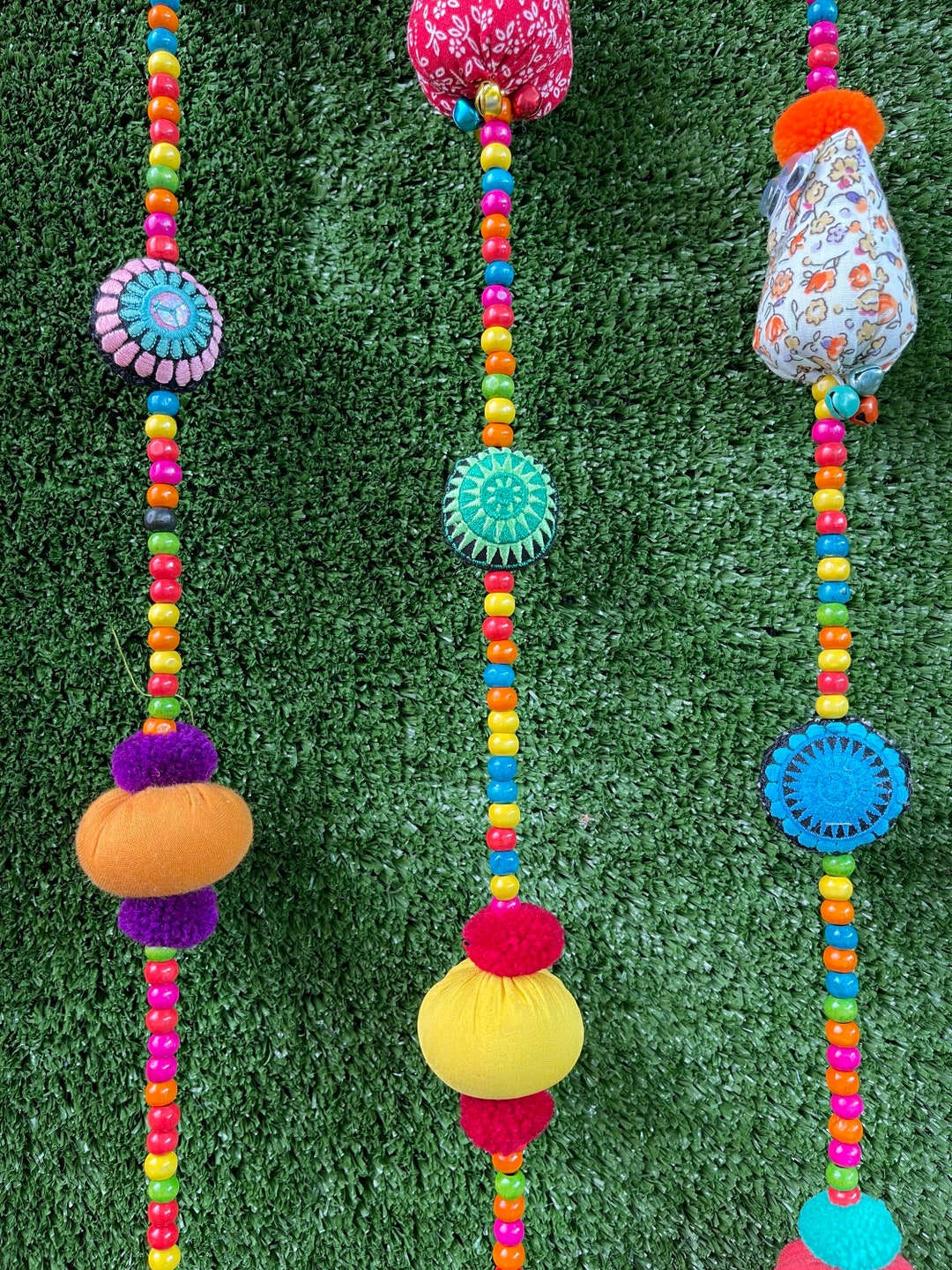 CD0027 Get 9line Door Bead Handmade Decorate by Cute Doll for Home ...