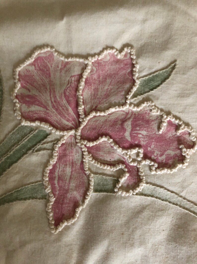 SALE Pair Set Two Hand Made Candlewick Pillow Covers With - Etsy