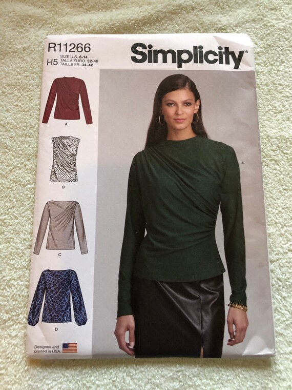 Uncut Factory Folded Sewing Pattern Simplicity R11266 Sizes 6 | Etsy
