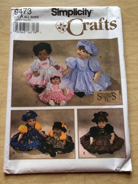 Uncut Factory Fold Sewing Pattern Simplicity 9473 Simplicity | Etsy