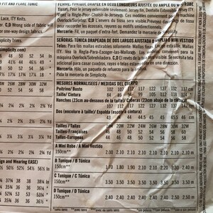 Uncut Factory Fold Sewing Pattern Simplicity 8141 Size 26W 28W 30W 32W ...