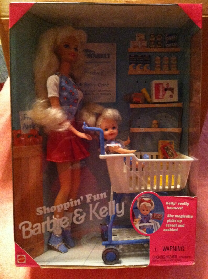 Shoppin' Fun Barbie And Kelly Playset 1990s Barbie Doll | Etsy Shoppin' Fun Barbie And Kelly Playset 1990s Barbie Doll | Etsy
