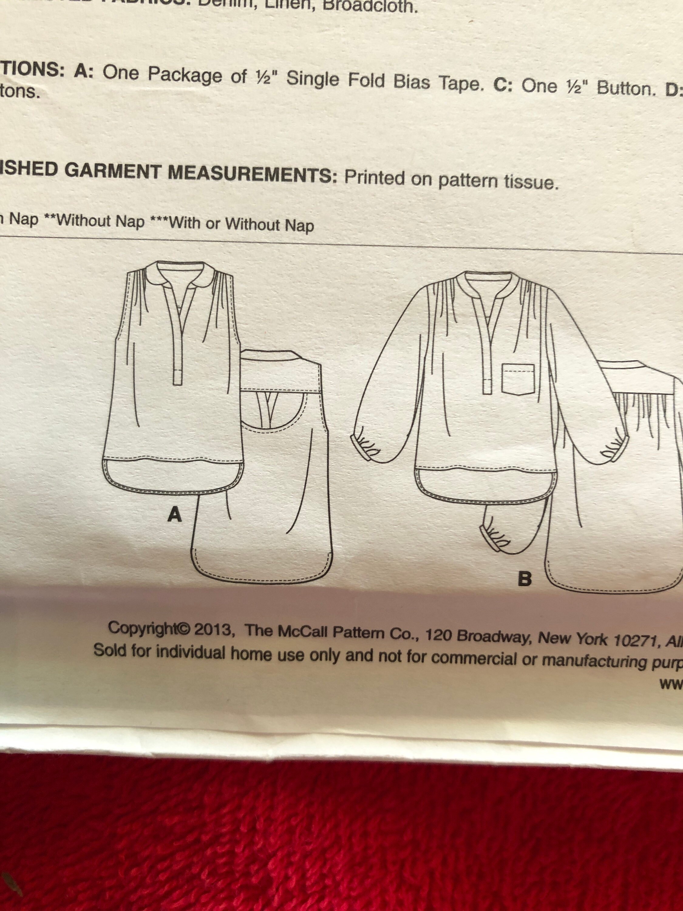 Uncut Factory Fold Sewing Pattern Mccall's M6702 Sizes XS | Etsy