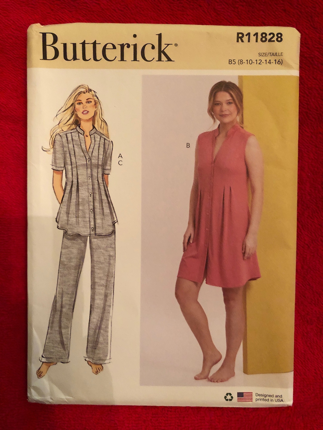 Uncut Factory Cut Sewing Pattern Butterick R11828 Sizes 8 10 12 14 16 ...