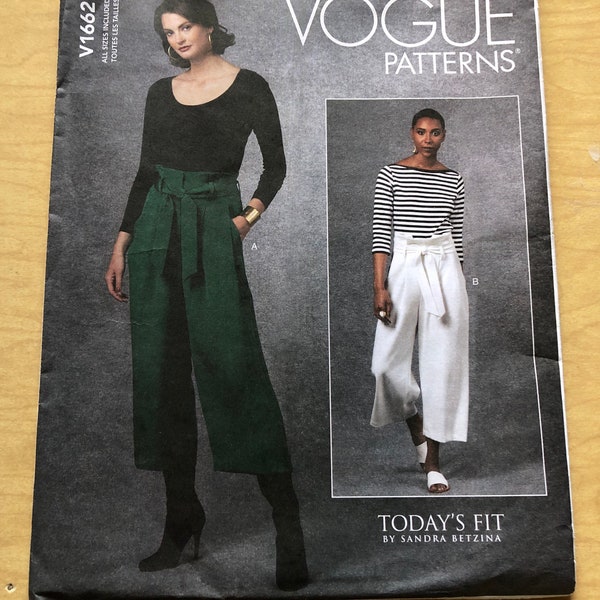 Vogue Pants Pattern - Etsy