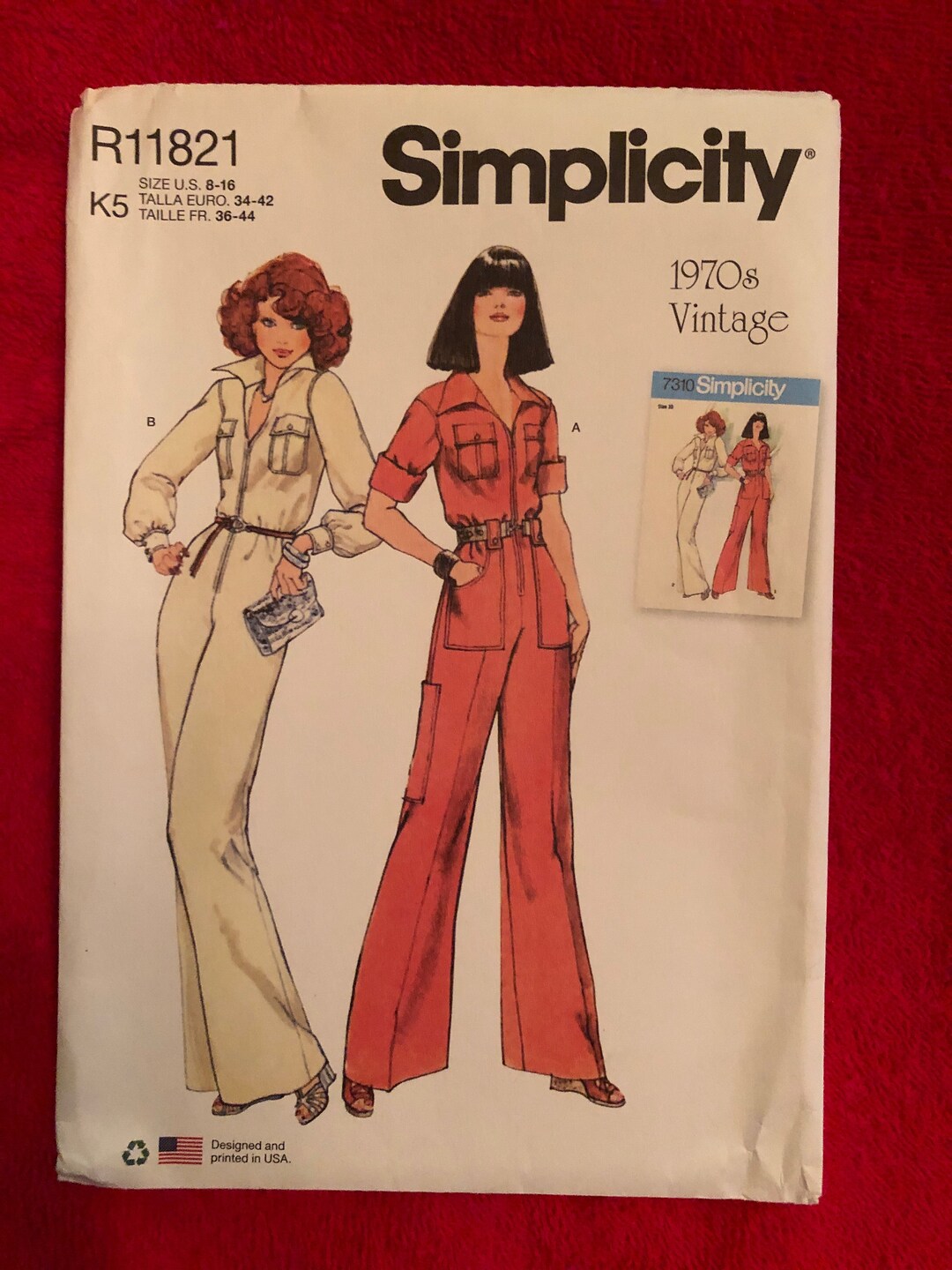 Uncut Factory Fold Sewing Pattern Simplicity R11821 Size 8 10 12 14 16 ...