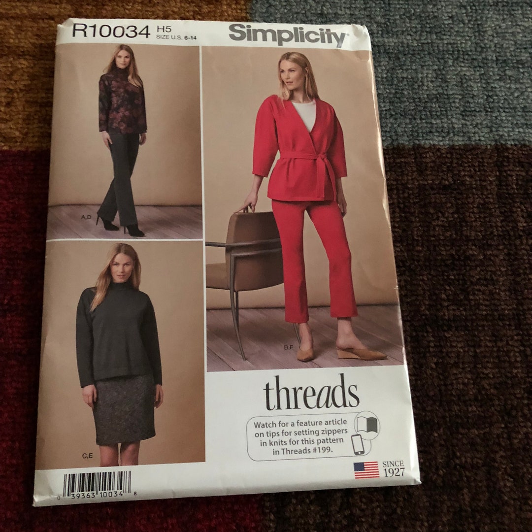 Uncut Factory Folded Simplicity Pattern R10034 Sizes 16 18 20 22 24 ...