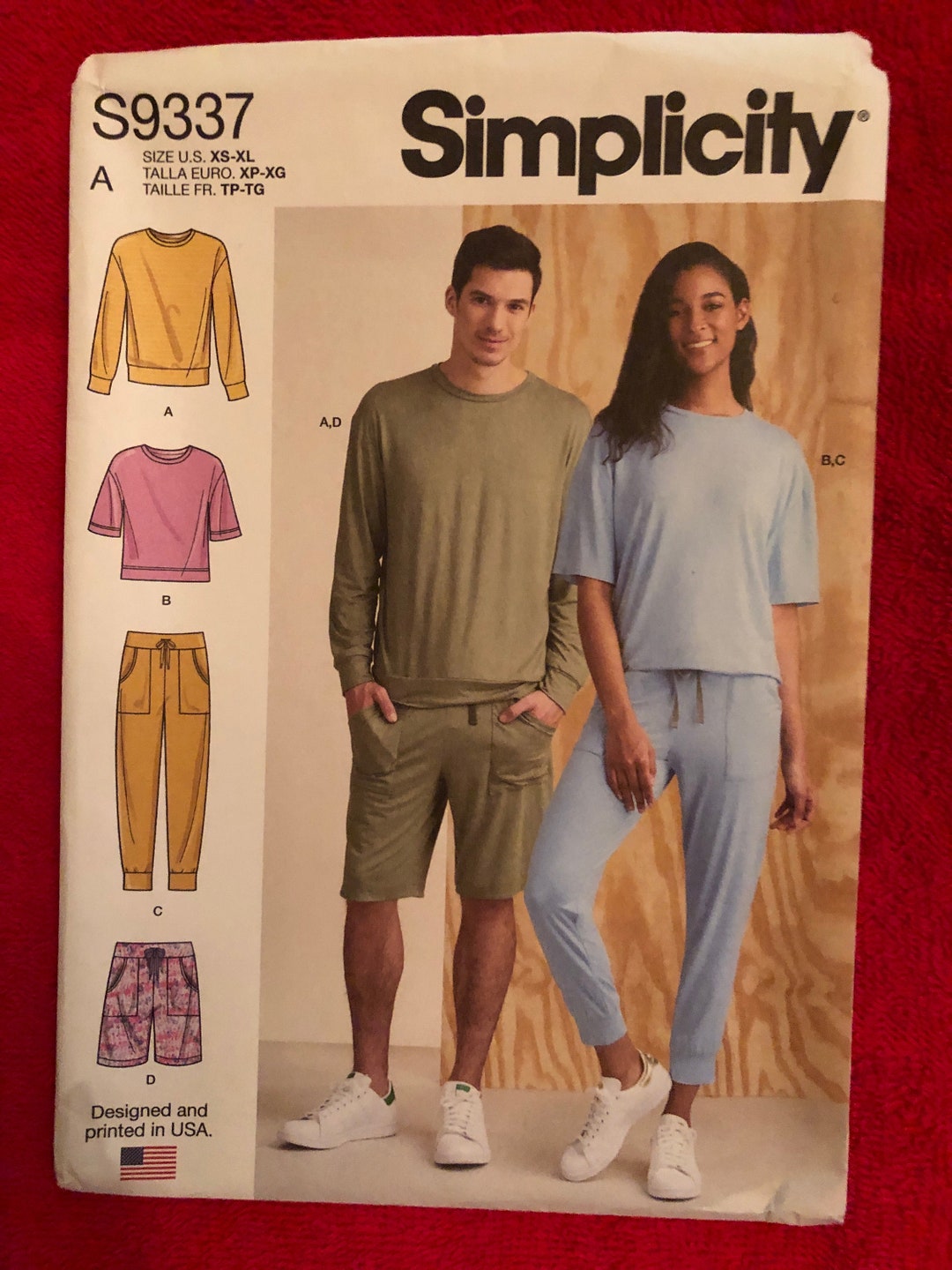 Uncut Factory Fold Sewing Pattern Simplicity S9337 Size XS S M L XL ...
