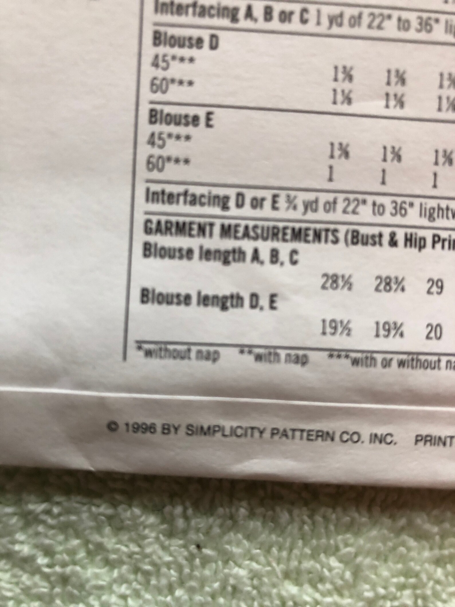 Vintage 1996 Uncut Factory Fold Sewing Pattern Simplicity 9506 | Etsy