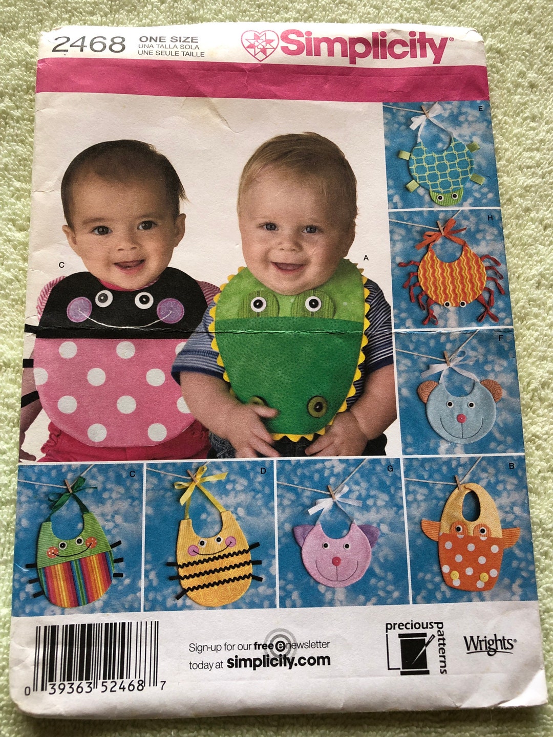 Uncut Factory Fold Sewing Pattern Simplicity 2468 Precious Patterns ...