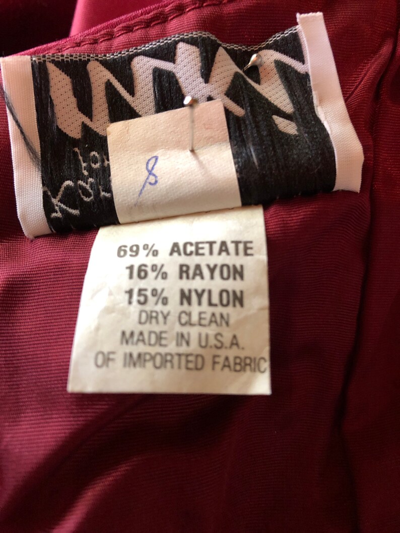 Vintage Karen Lucas for Niki Formal Semi Formal Dress With | Etsy