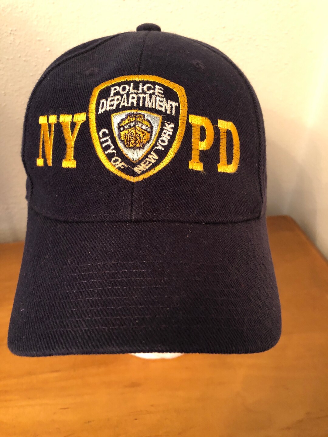 Vintage Baseball Cap NYPD Police Department City of New York Blue With ...