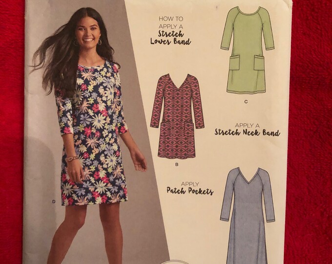 Uncut Factory Fold Sewing Pattern Simplicity 8548 Sizes 10 12 14 16 18 ...