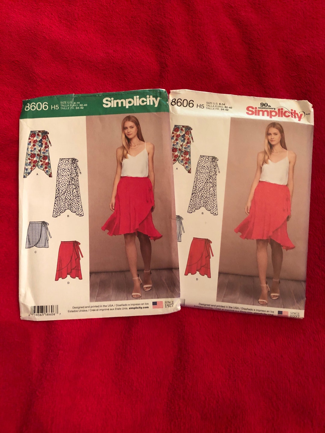 Uncut Factory Fold Sewing Pattern Simplicity 8606 Sizes 6 8 10 12 14 ...