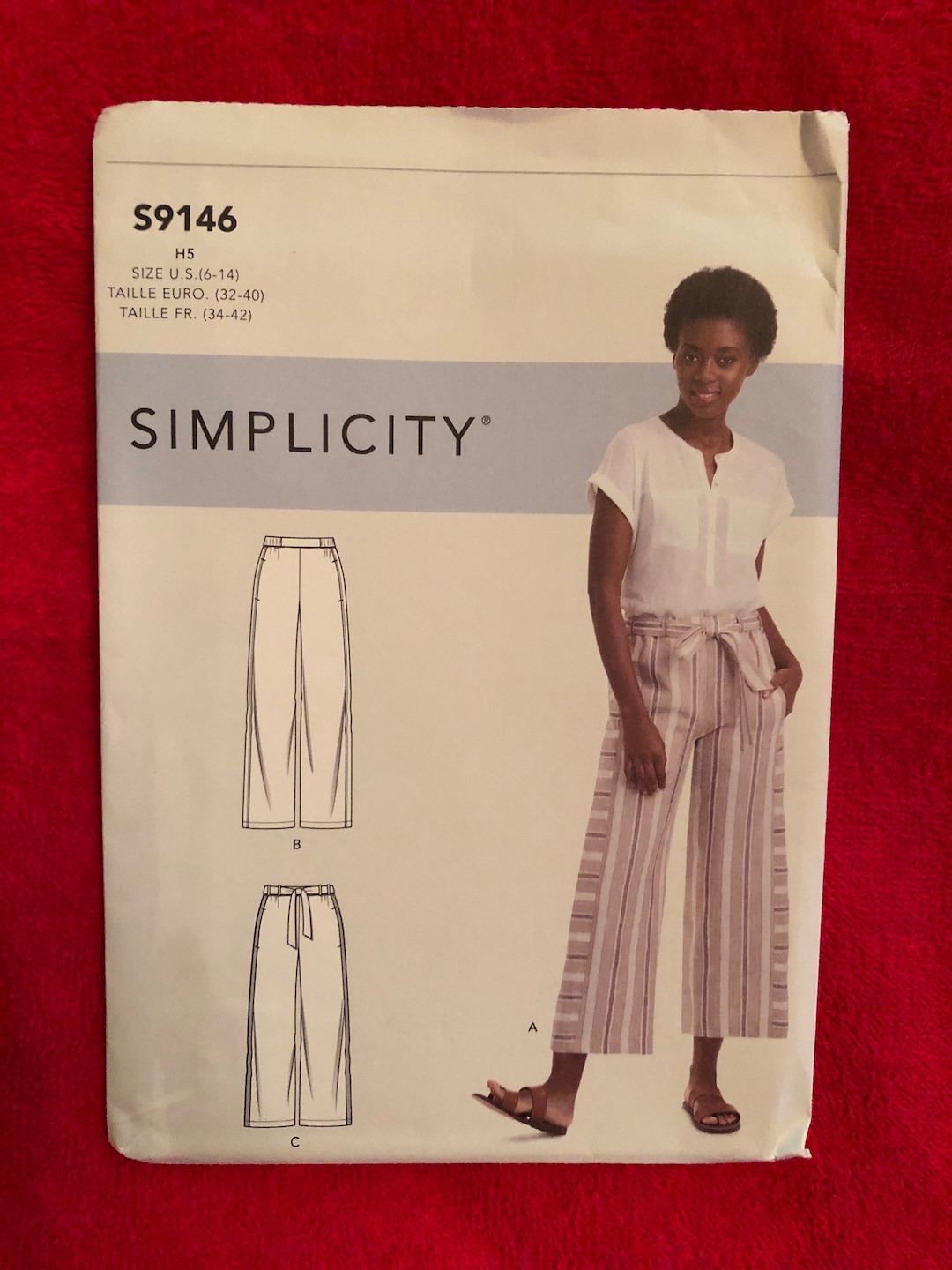 Uncut Factory Fold Sewing Pattern Simplicity S9146 Sizes 6 8 10 12 14 ...