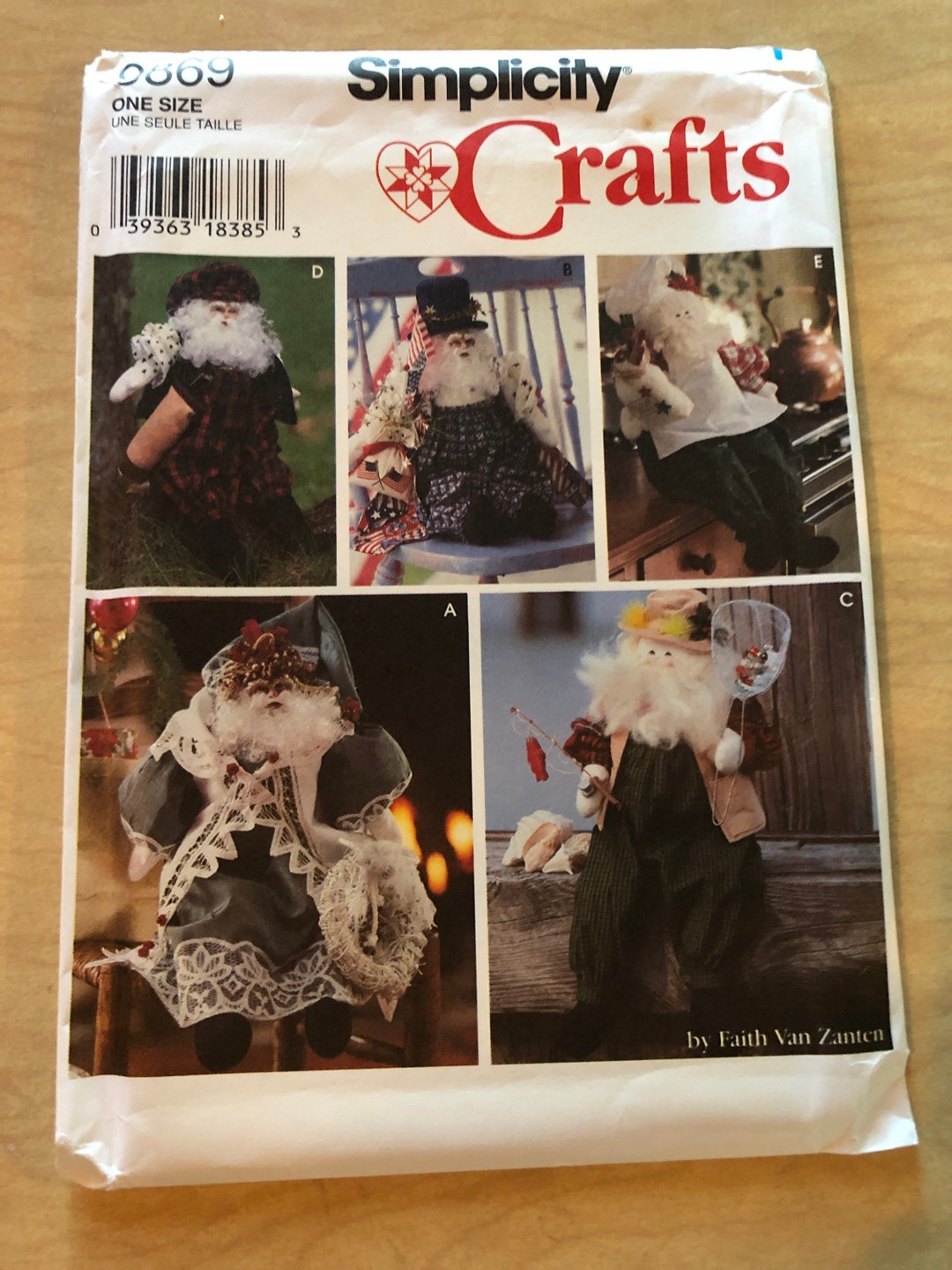 Uncut Factory Fold Sewing Pattern Simplicity 9869 One Size Simplicity ...