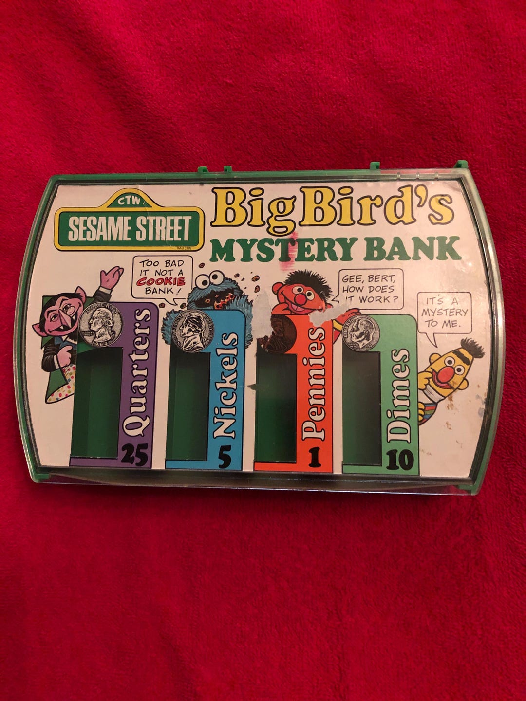 Vintage 1976 Ctw-muppets, Inc. Hong Kong Sesame Street Big Bird's ...