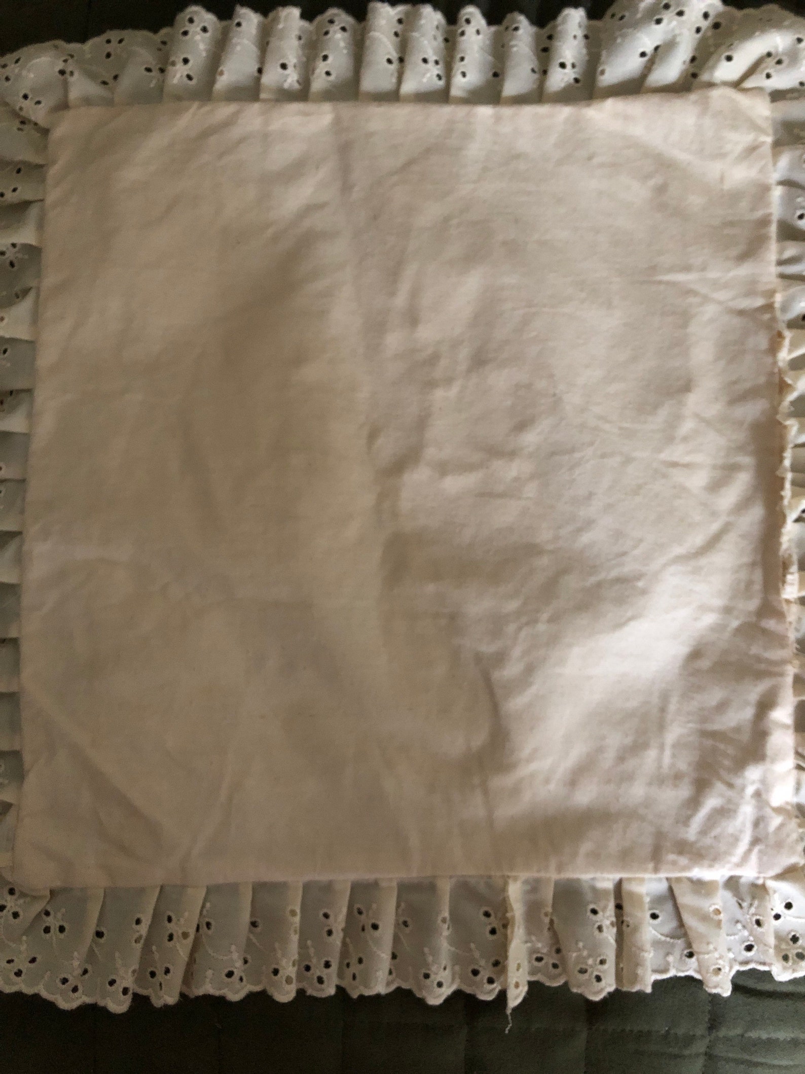 SALE Pair Set Two Hand Made Candlewick Pillow Covers With - Etsy