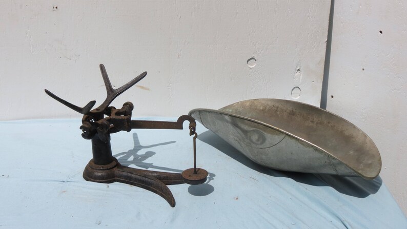 Antique Cast Iron Crow Foot Scale Primitive Country Farmhouse | Etsy