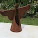Rusty Metal Angel Candle Holder Great Garden Decor Fantastic Natural ...
