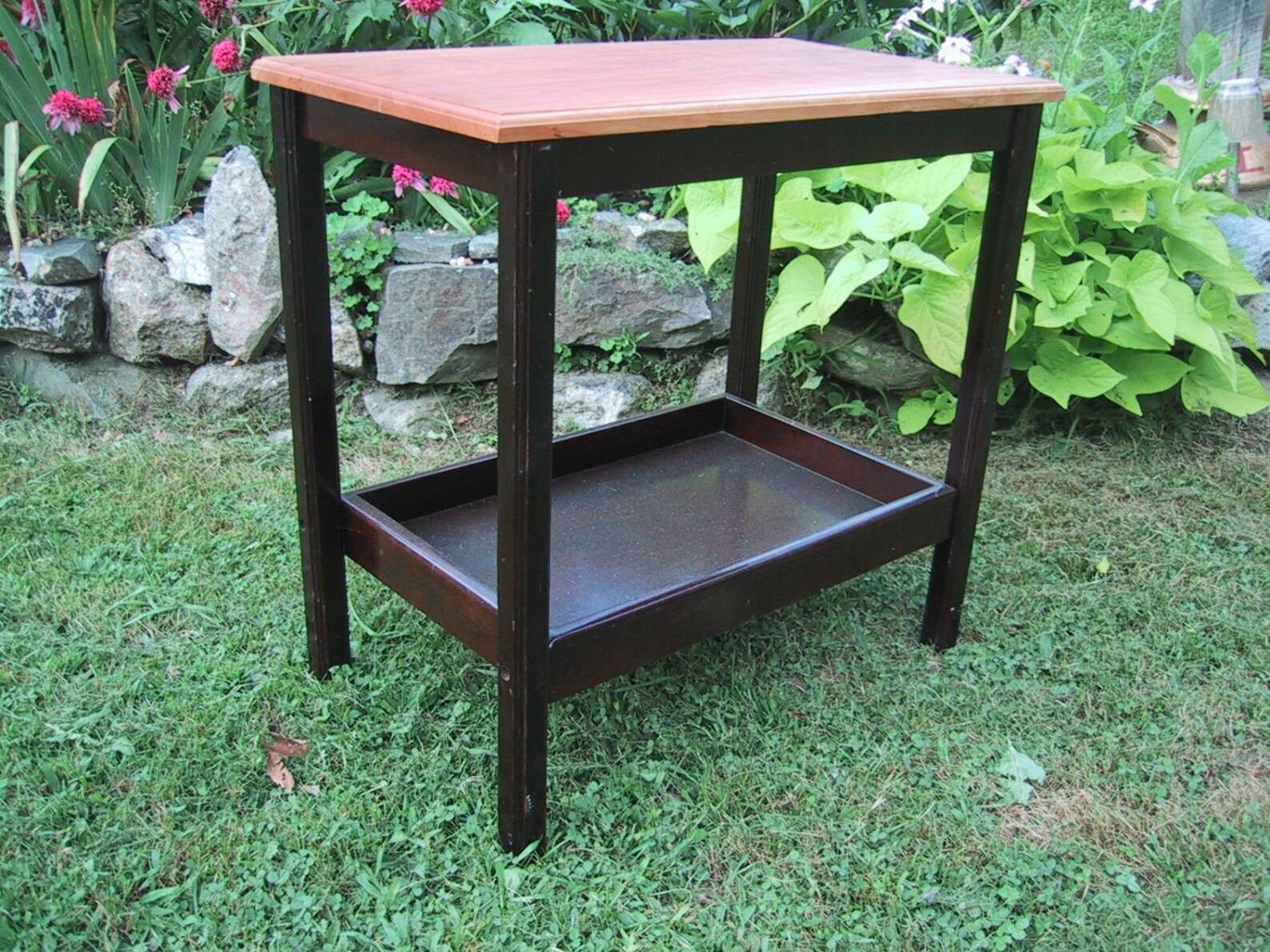 Custom Vintage Upcycled Recycled Salvage Solid Wood Table | Etsy