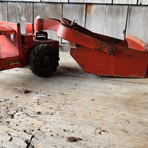 Vintage Red Structo Toys Belly Pan Scraper Old New England Barn ...