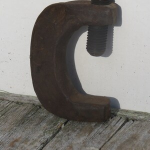 Antique Rusty Small Heavy Duty Adjustable Clamp - Etsy