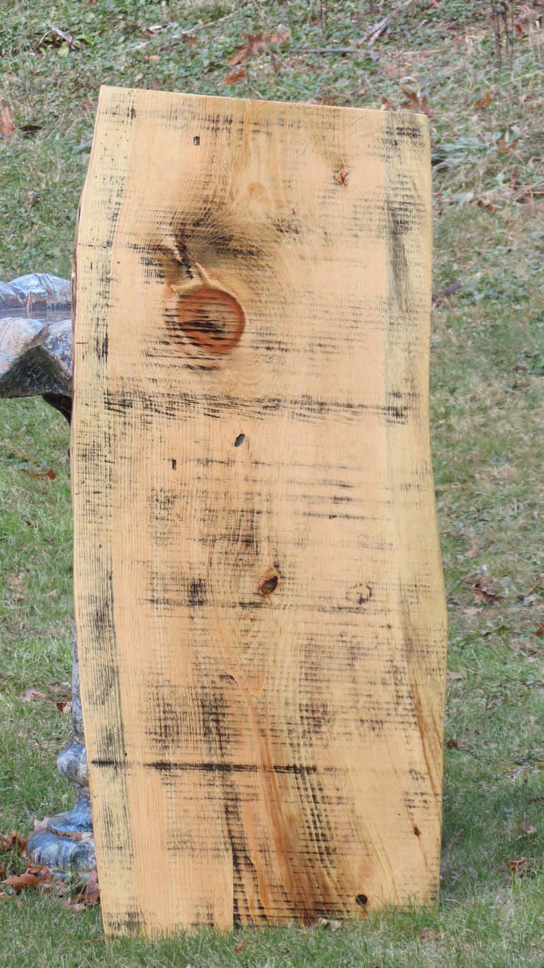 Wide Pine Highlighted Grain Finish Board DIY Project Supplies Rustic ...