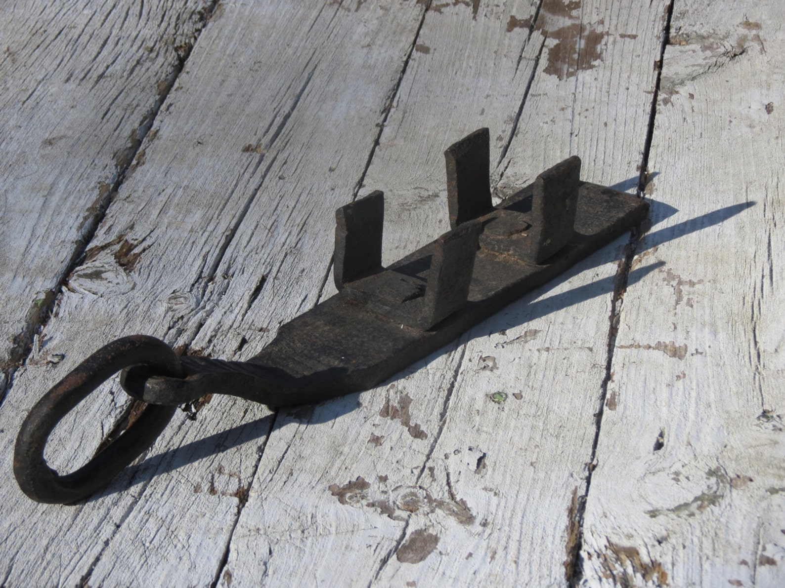 Antique Heavy Hand Forged Cast Iron Hitch Farm Fresh Barn - Etsy