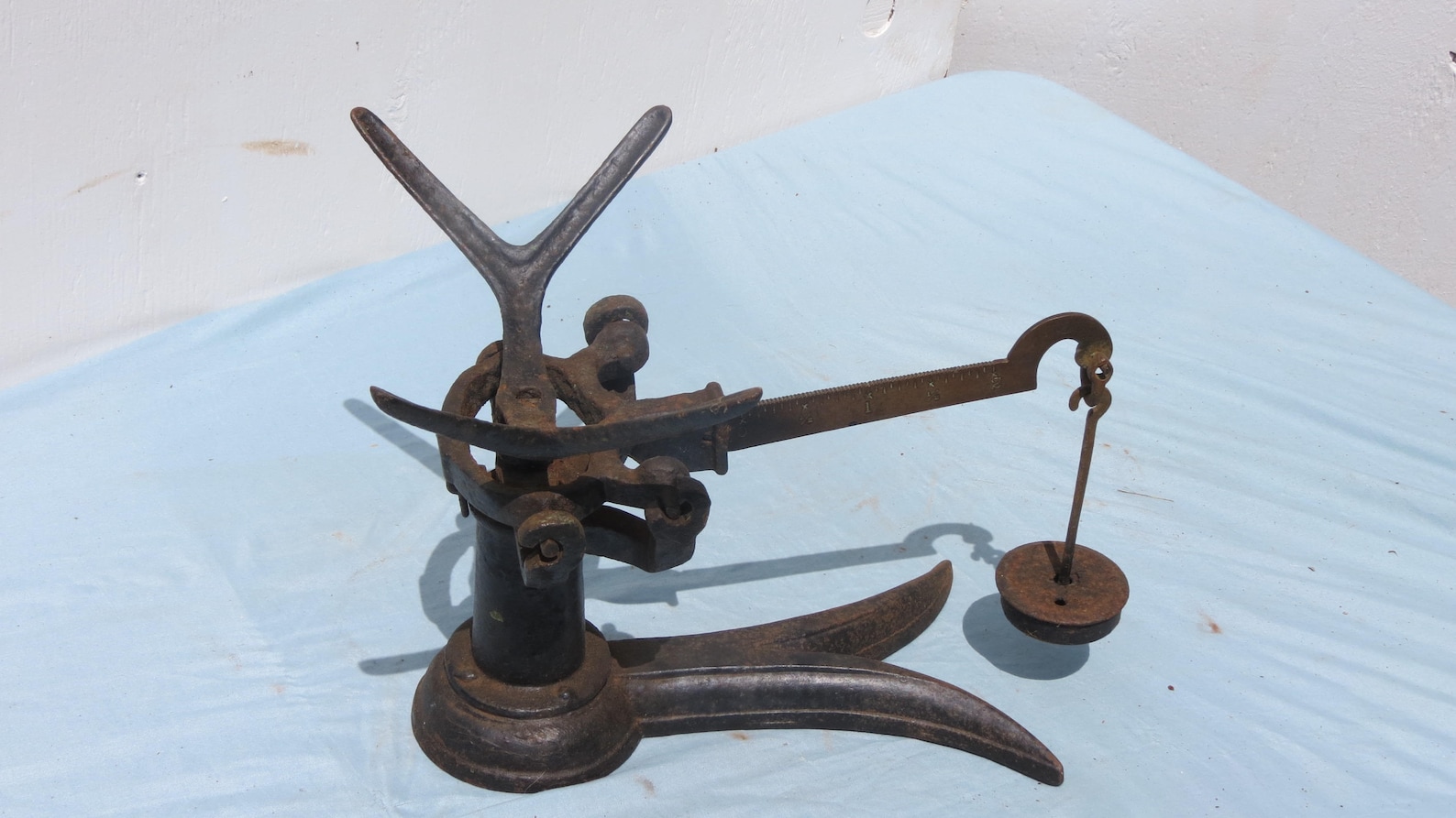 Antique Cast Iron Crow Foot Scale Primitive Country Farmhouse | Etsy