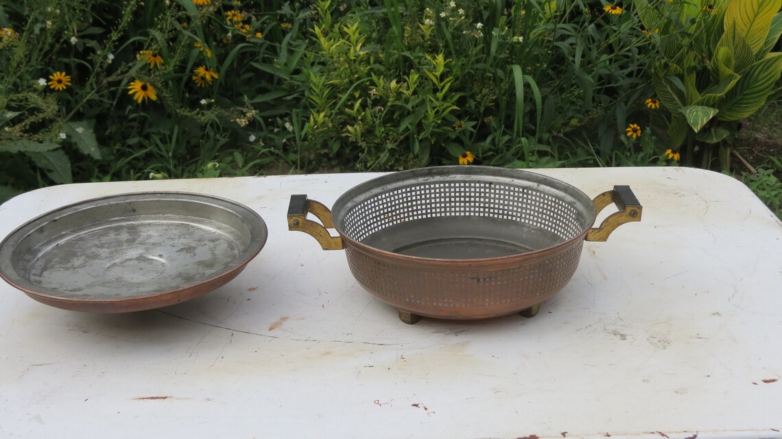 Copper Cookware Vintage Kitchenware | Etsy