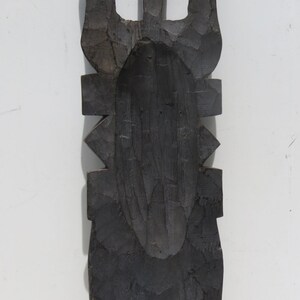 Authentic African Carved Wood and Tin Plated Mask Sweet Tribal Decor - Etsy