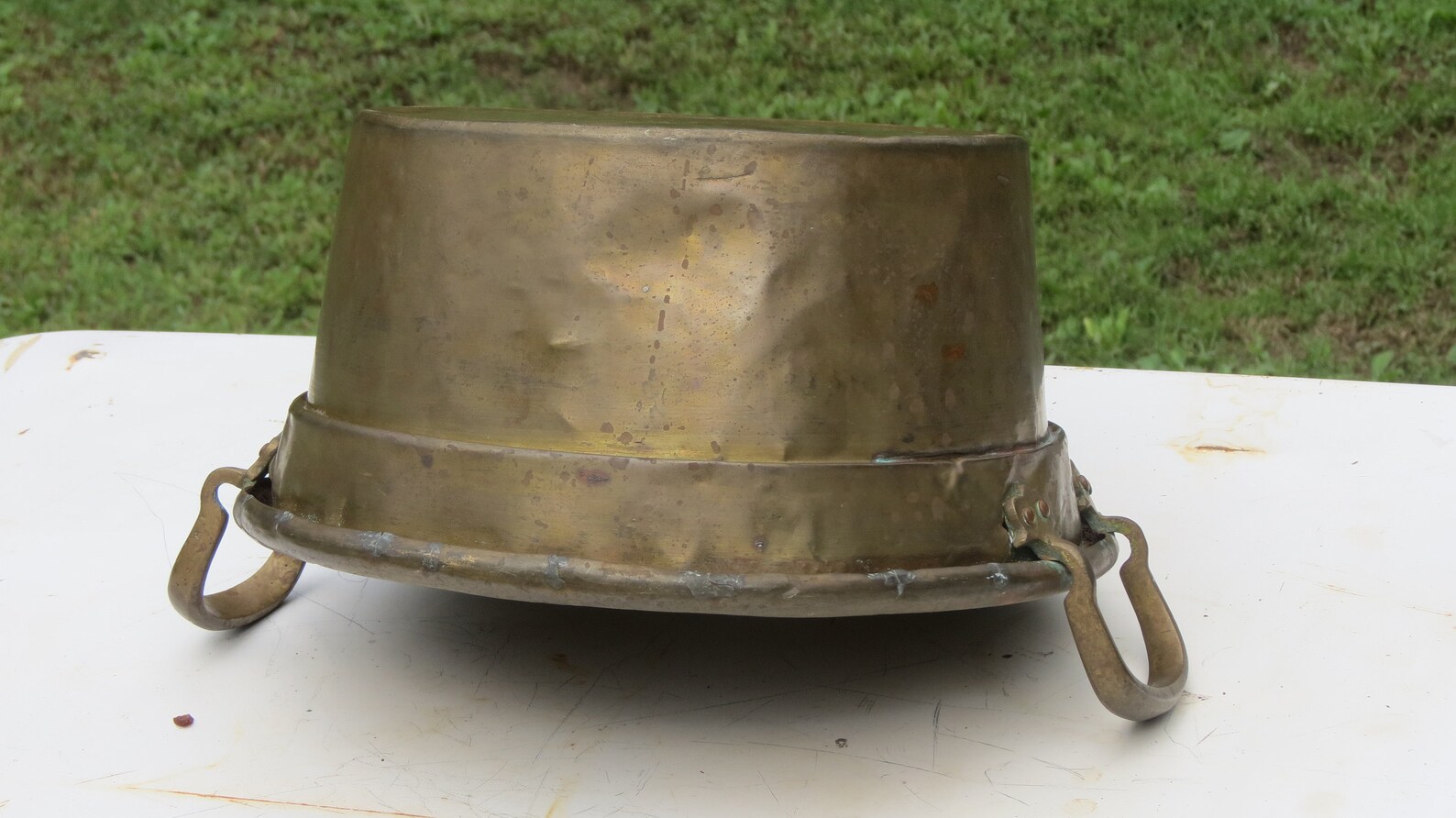 Solid Heavy Brass Bucket Old Barn Treasures Farm Fresh Finds | Etsy