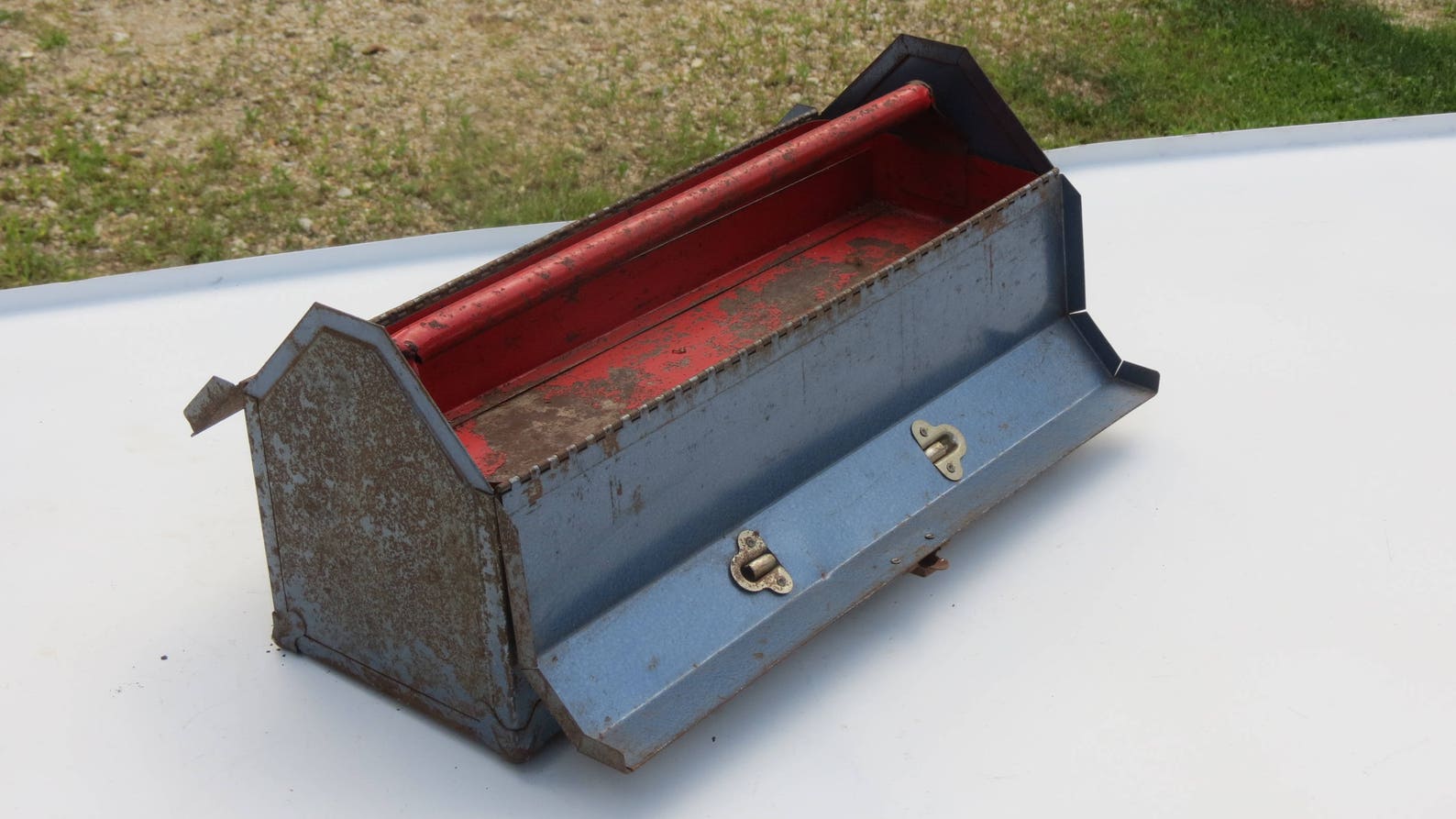 Sensational Old Huot Toolbox Farm Fresh Barn Treasures Sweet - Etsy