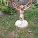 Antique Chippy Rusty White Hot Water Tank Stand Salvaged DIY Repurpose ...