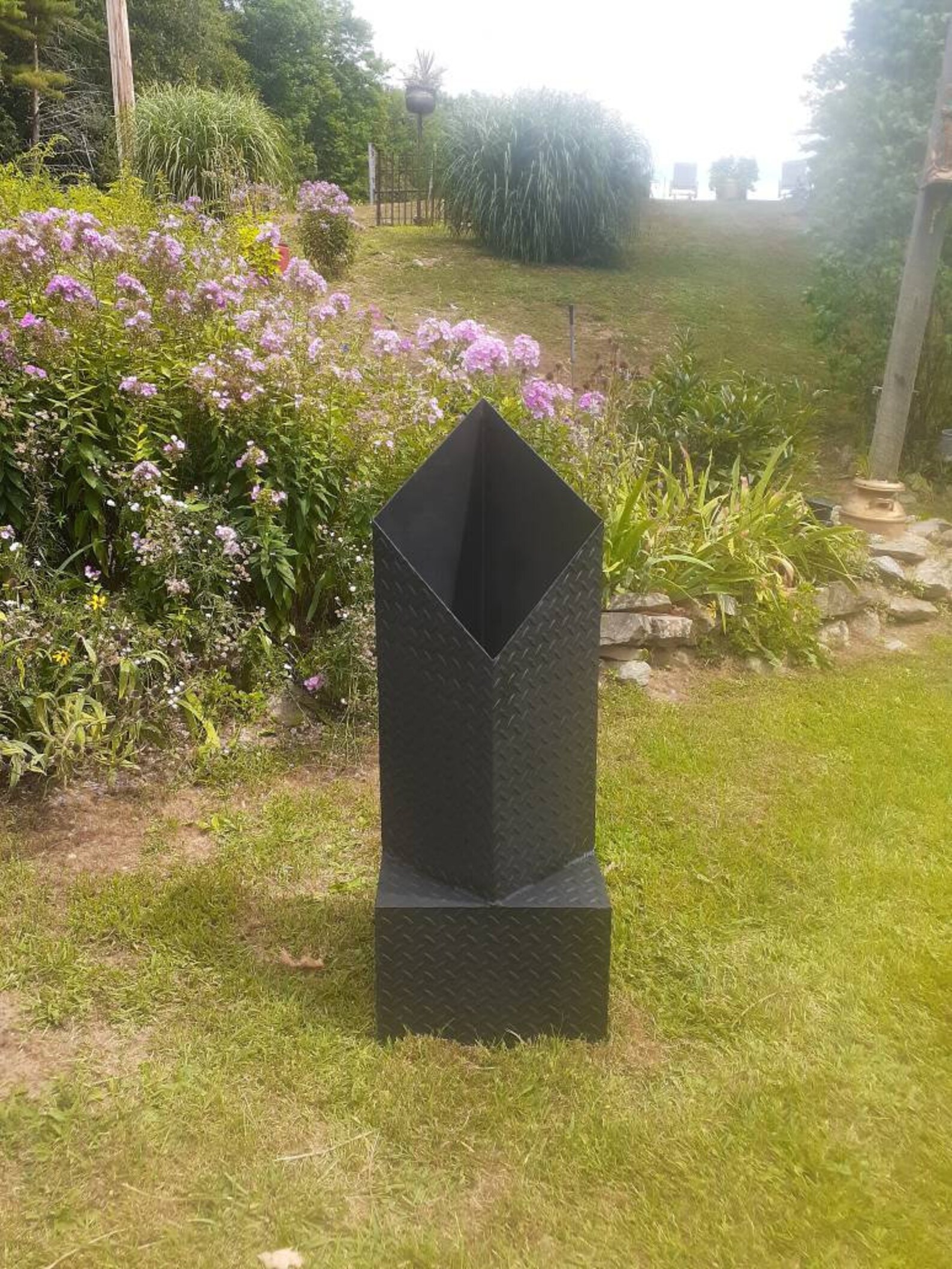 Unique Pair Large Custom Fabricated Welded Steel Diamond Plate | Etsy