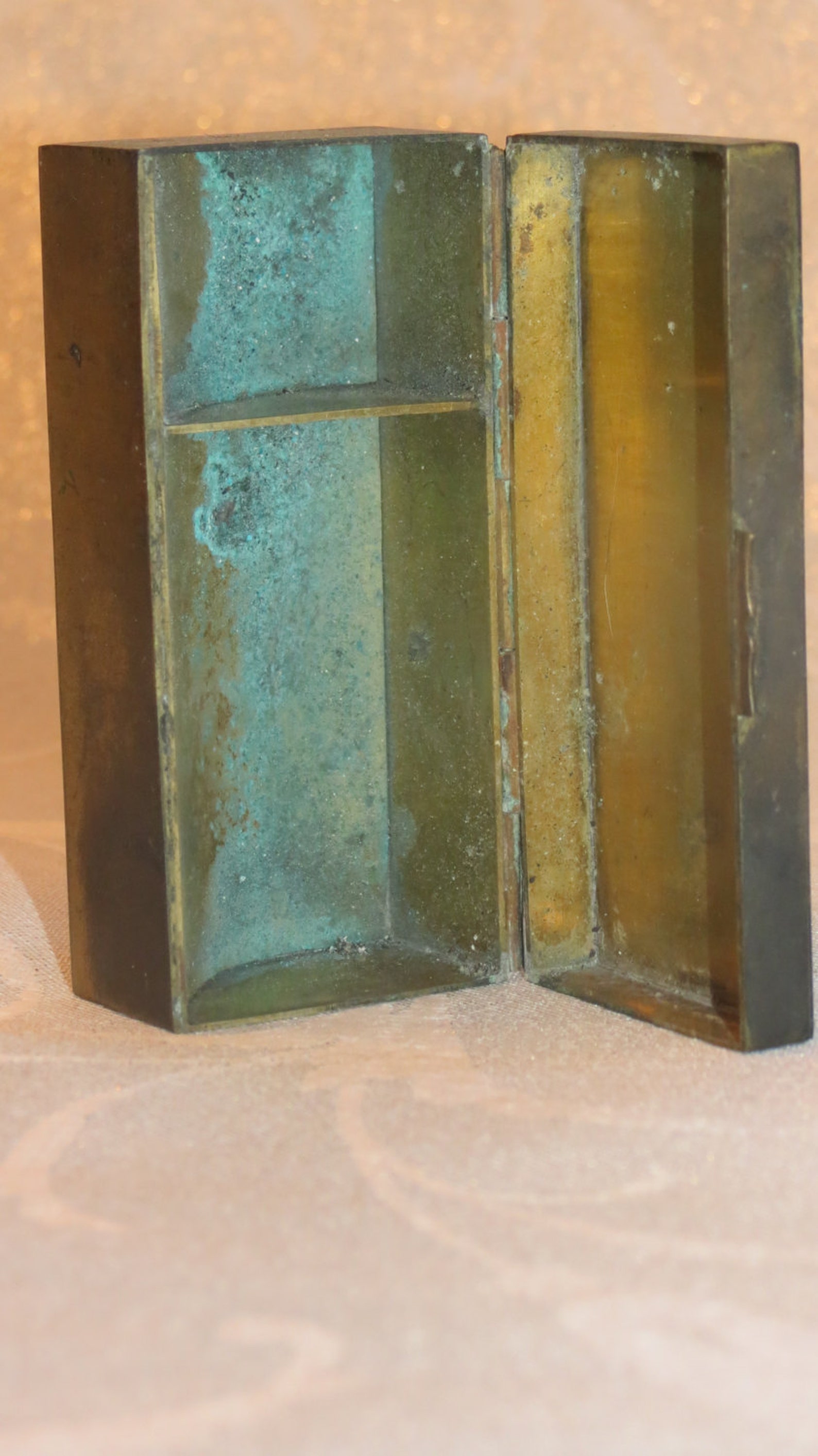 Small Antique Chinese Brass Box With Immense Character | Etsy