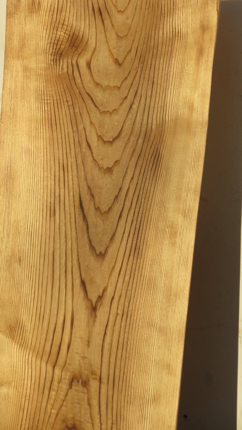 Live Edge Ash Slab Highlighted Finished Grain Pattern | Etsy