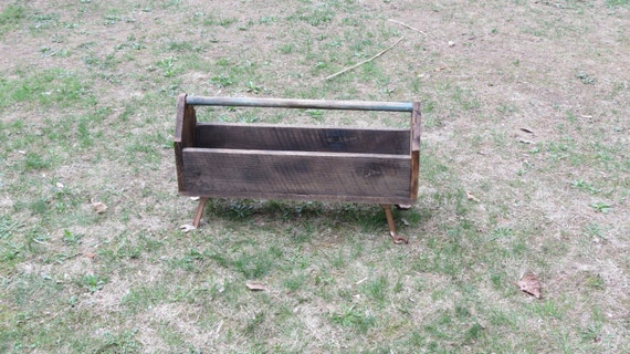 Unique Rustic Reclaimed Salvaged Barn Wood Toolbox With Custom | Etsy