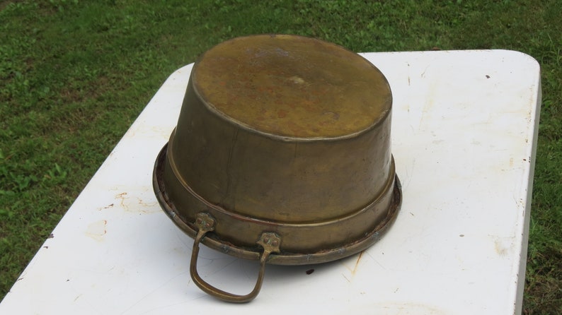 Solid Heavy Brass Bucket Old Barn Treasures Farm Fresh Finds | Etsy