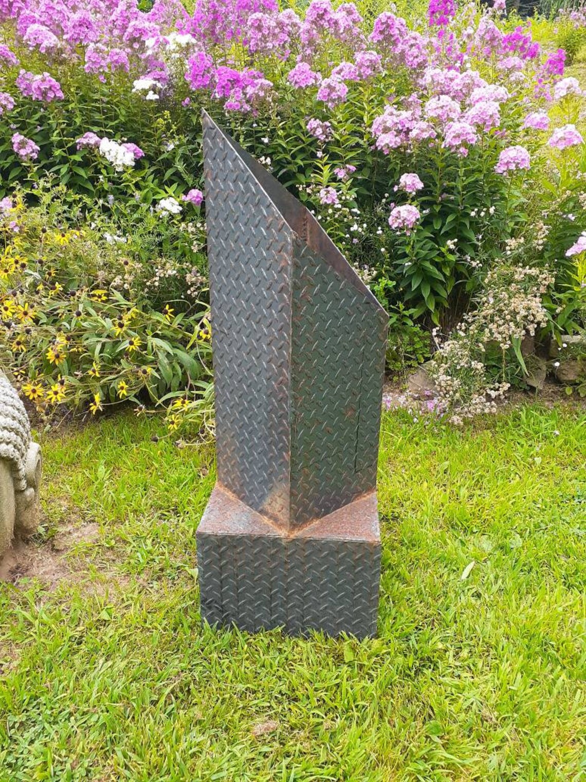 Unique Pair Large Custom Fabricated Welded Steel Diamond Plate | Etsy