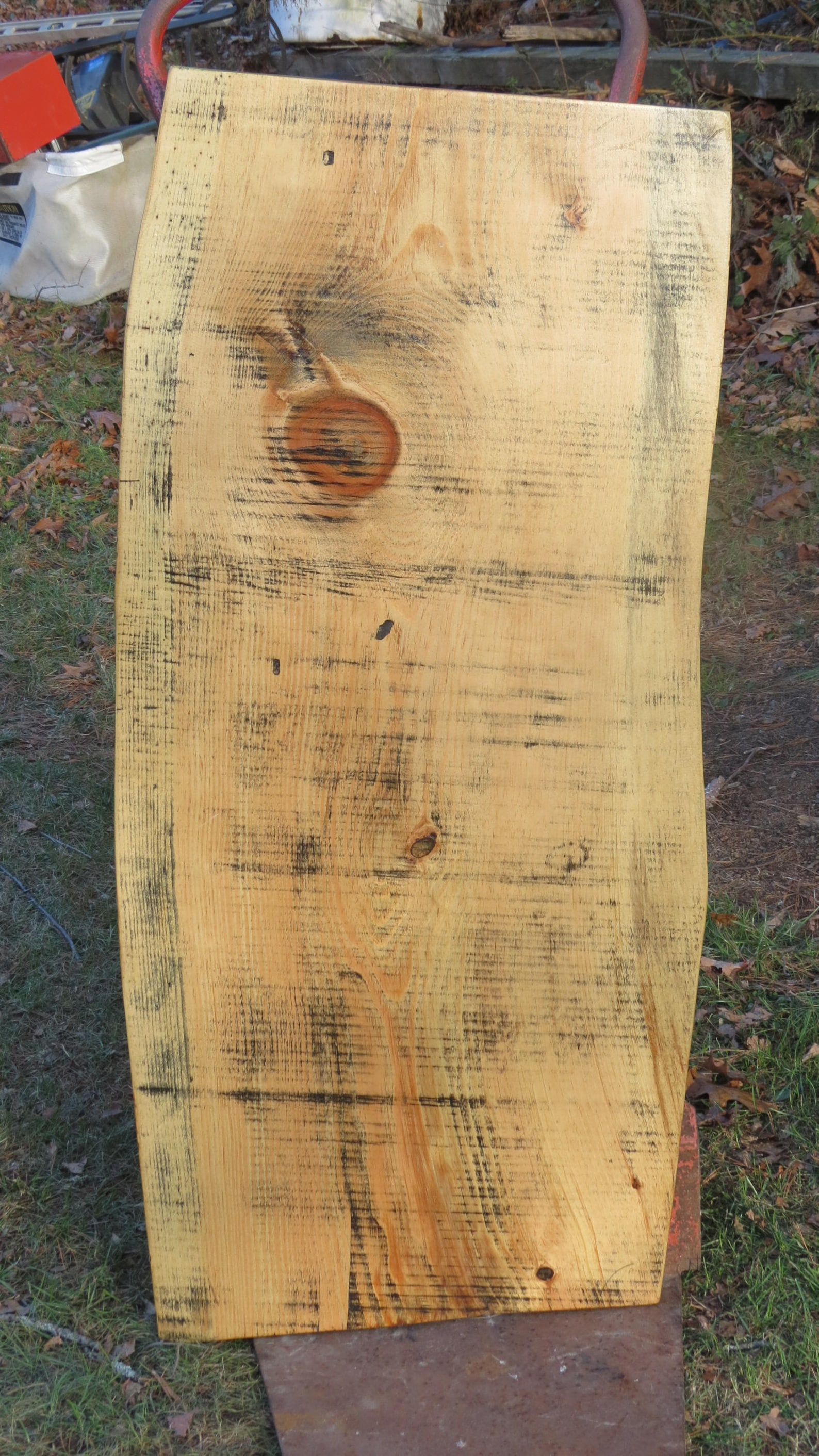 Wide Pine Highlighted Grain Finish Board DIY Project Supplies Rustic ...