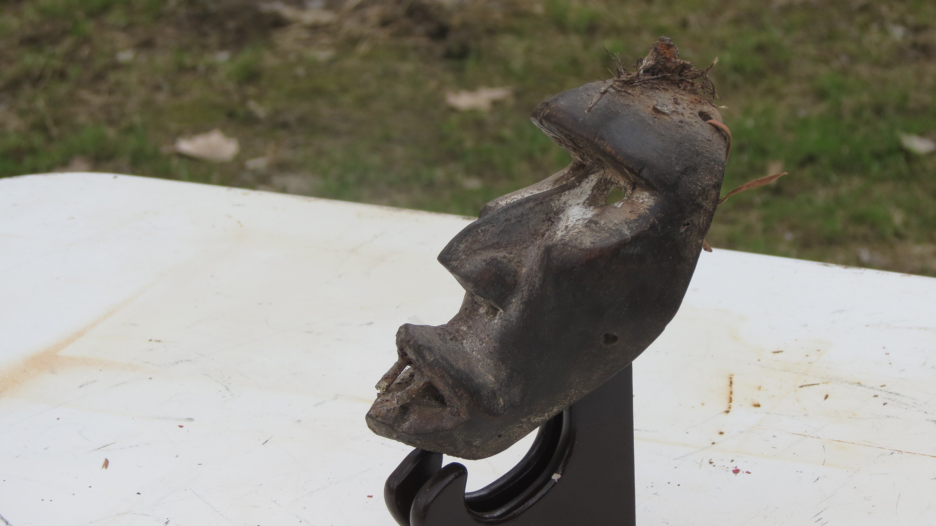 Pair of Small African Wooden Carved Masks - Etsy