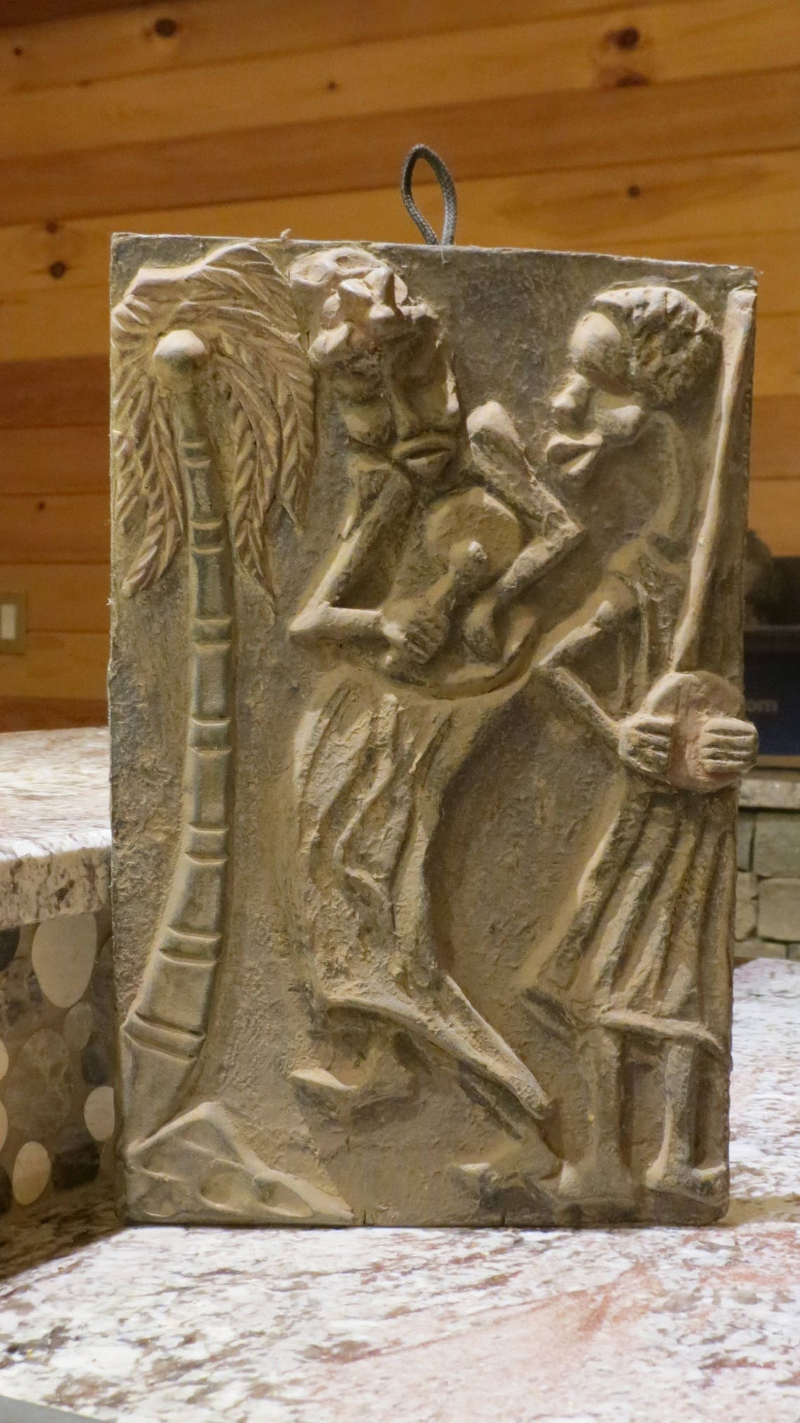 African Wooden Carved Hanging Wall Plaque Sensational Tribal - Etsy