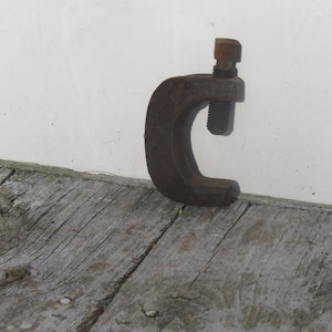 Antique Rusty Small Heavy Duty Adjustable Clamp - Etsy