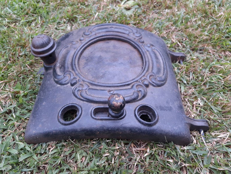 Salvaged Small Antique Cast Iron Stove Door Repurpose Recycle - Etsy
