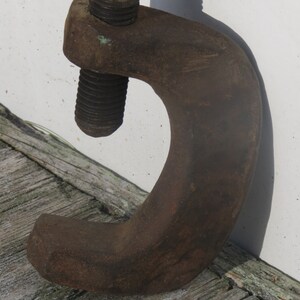 Antique Rusty Small Heavy Duty Adjustable Clamp - Etsy